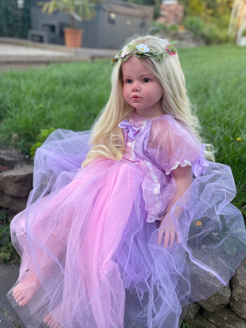 Reborn Angelica Elsa Abba Baby 5 6 7 Princes Boy Girl Child Doll Reva ...