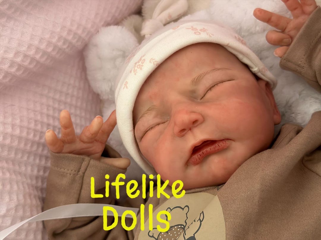 Reborn Fake Newborn Baby Lifelike Doll Lucia Limited Edition Rare ...