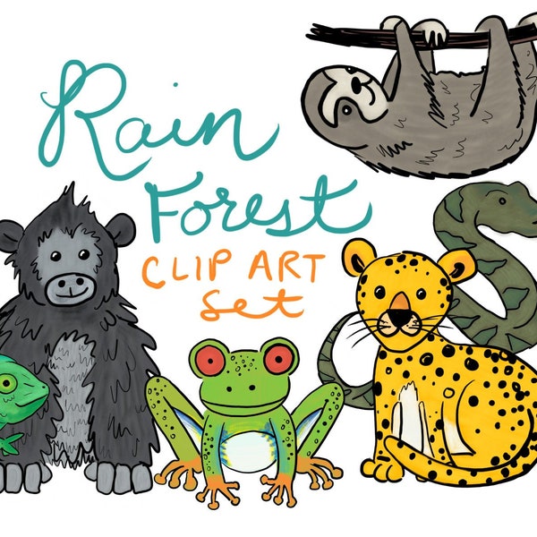 Animals Clip Art - Etsy