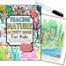 Printable Nature Tracing Activity Pages Nature Reverse Coloring Pages ...
