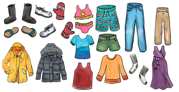 Articles Of Clothing Clipart
