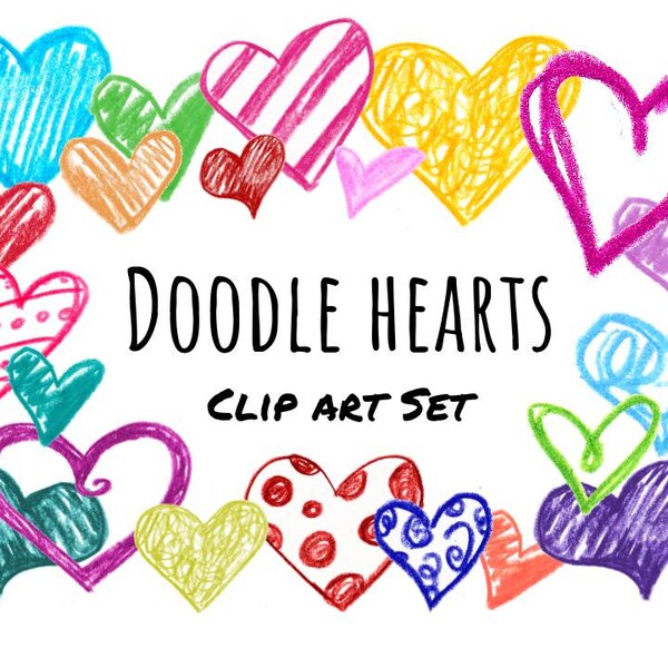 Doodle Heart - Etsy