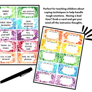 Printable Mental Health Coping Strategies and Positive Affirmations ...