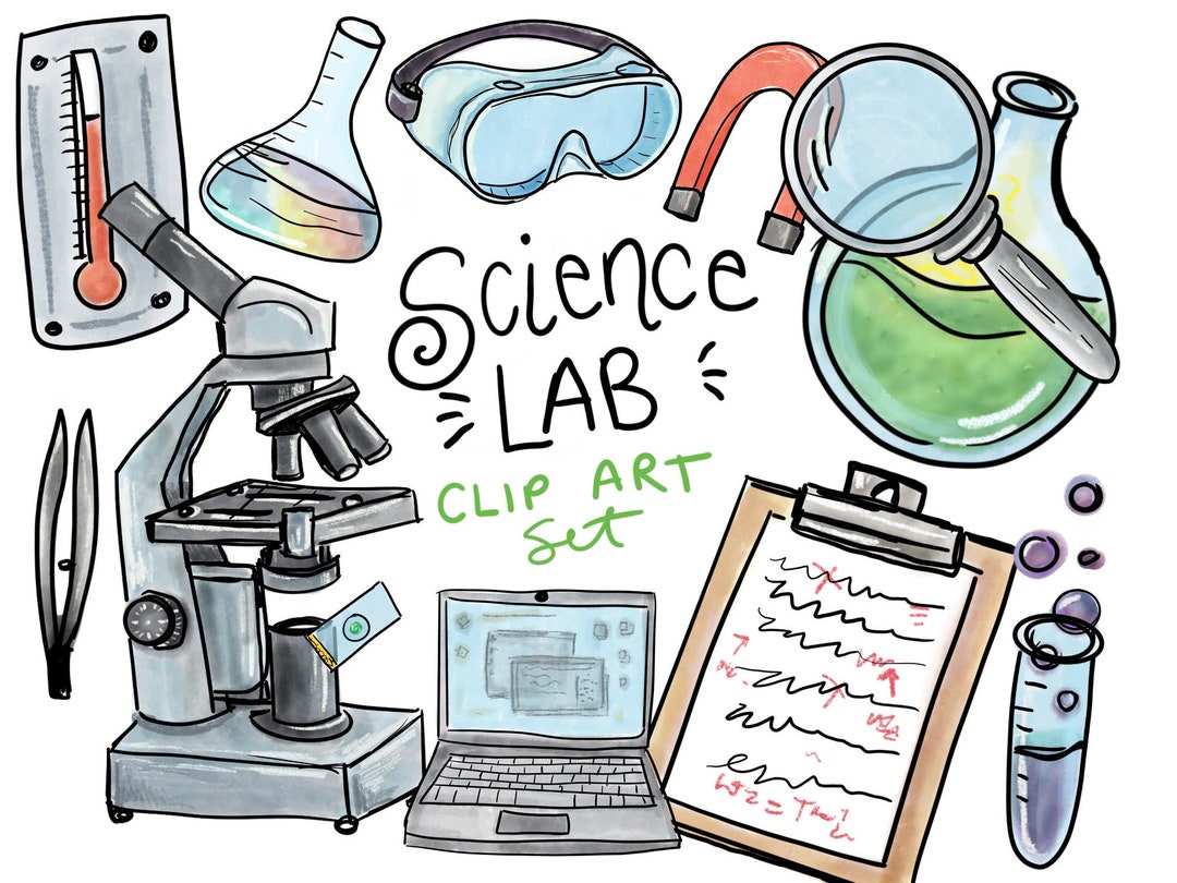 Science Lab Clip Art Commercial Use Science Clip Art Educational Clip ...