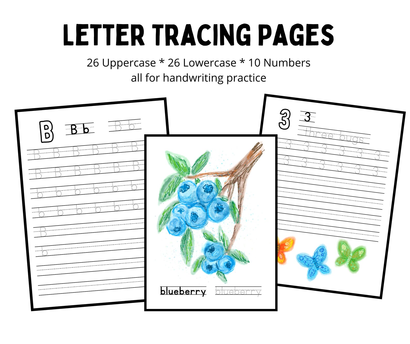 Printable Nature Tracing Activity Pages Nature Reverse Coloring Pages ...