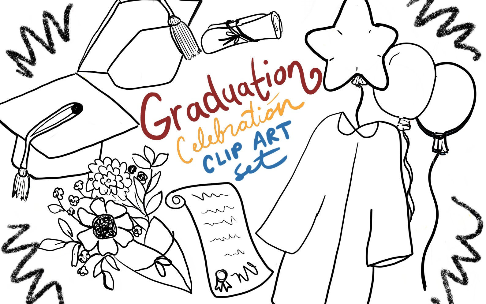 Graduation Drawing Ideas