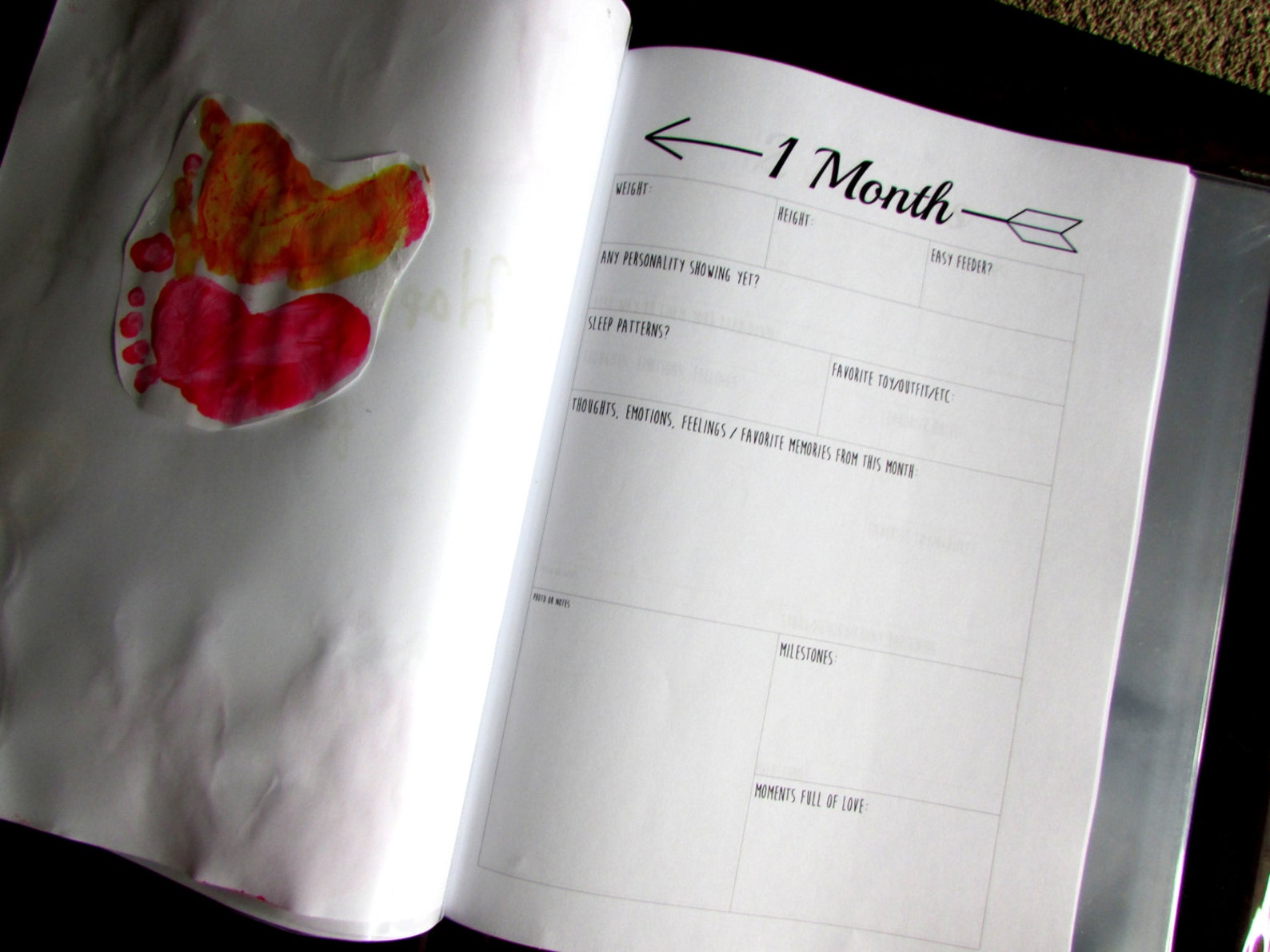 Printable Child Documentation Journal Child and Baby - Etsy