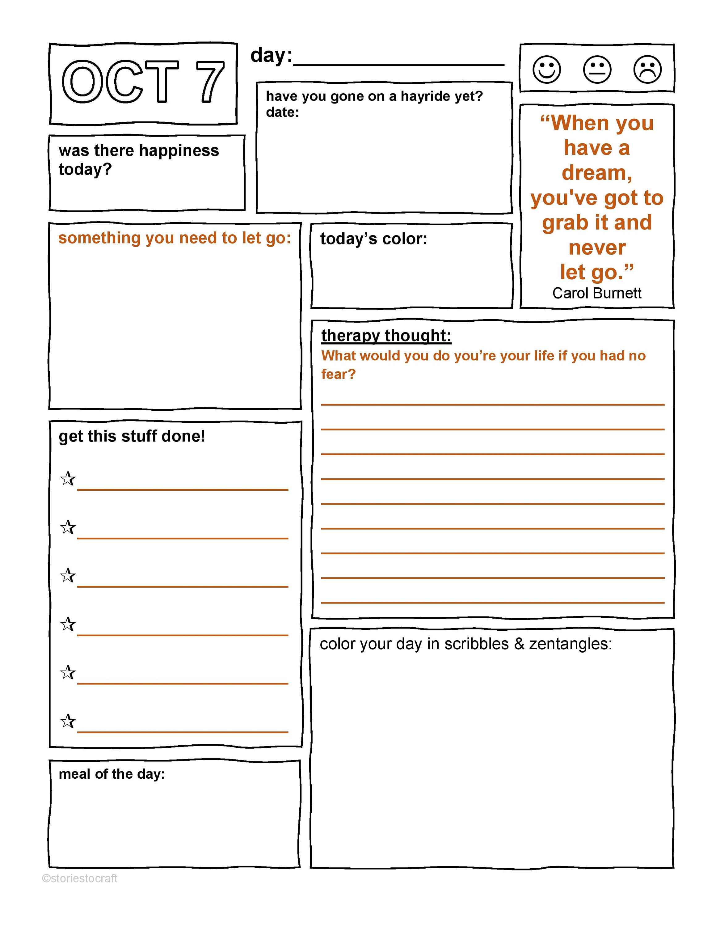 October Self Reflection Journal October journal prompts one | Etsy