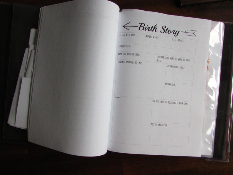 Printable Child Documentation Journal Child and Baby - Etsy