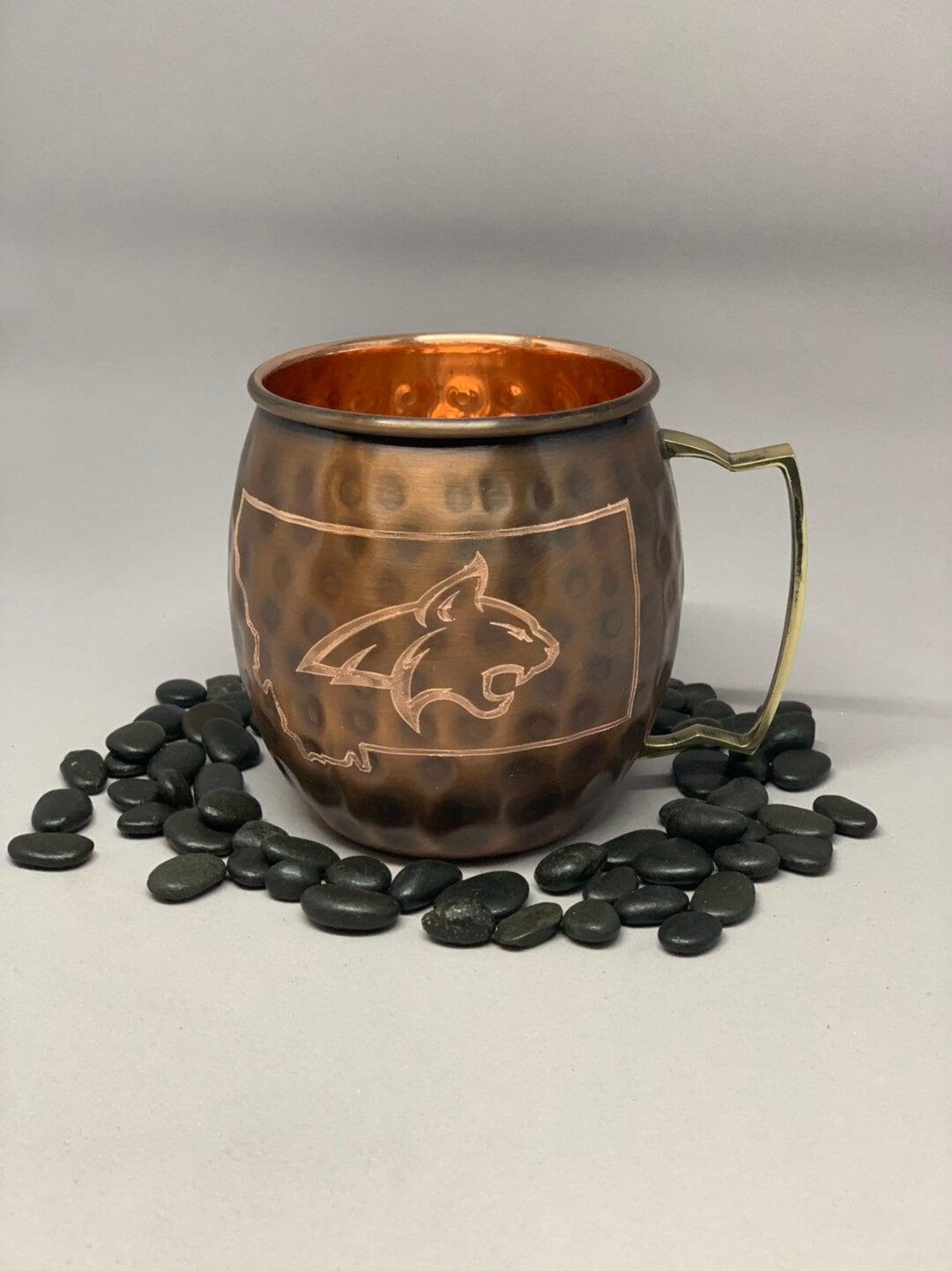 Handcrafted MSU Cats Copper Moscow Mule Mug | Personalized Gift - Etsy
