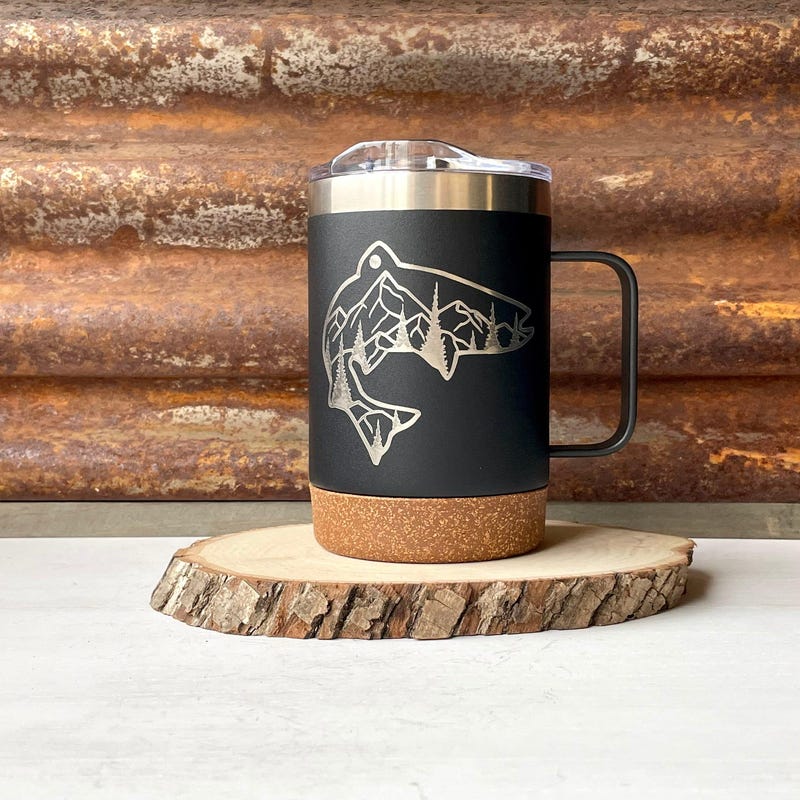 Mug With Cork Lid Pottery - Etsy