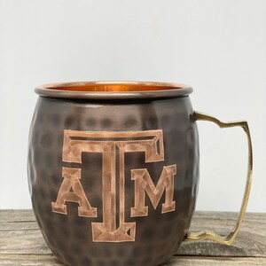 Texas A&M Aggies Logo/ Moscow Mule Mug / Pick Any Team / - Etsy