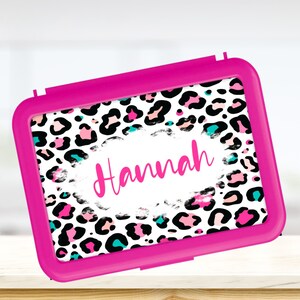 Pencil Box, CHEETAH Pencil Box, Personalized Cheetah Pencil Case, Art ...