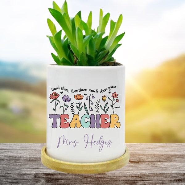 Personalized Planter - Etsy