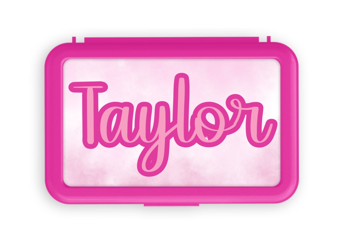 PENCIL BOX for Girls, Pink Pencil Box, Personalized Girls Pencil Box ...