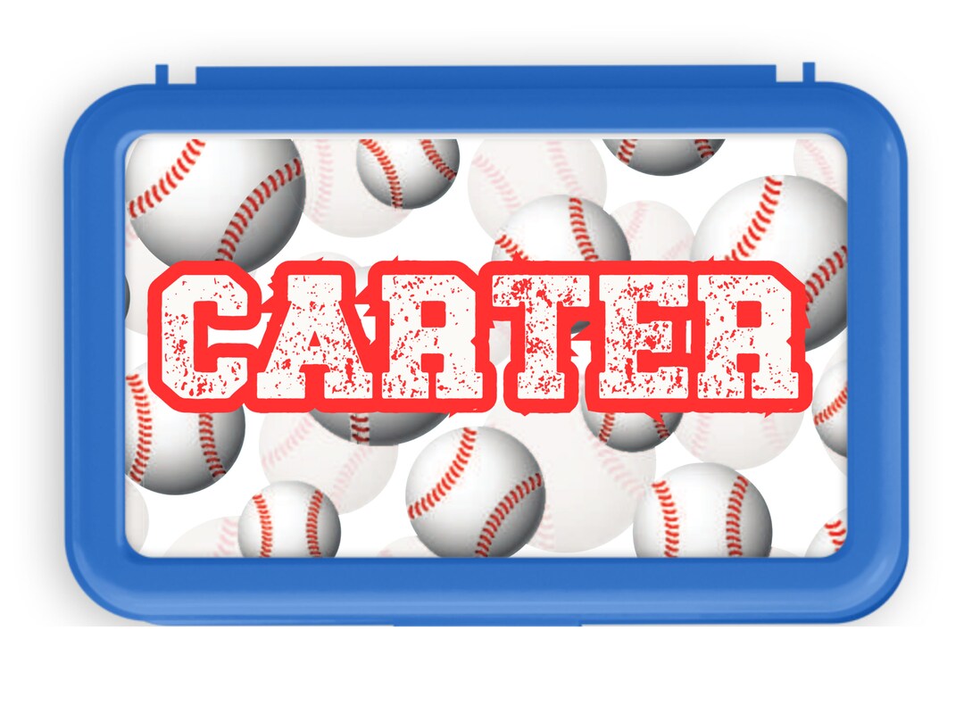 Pencil Box Sports Designed Baseball Pencil Box Football - Etsy