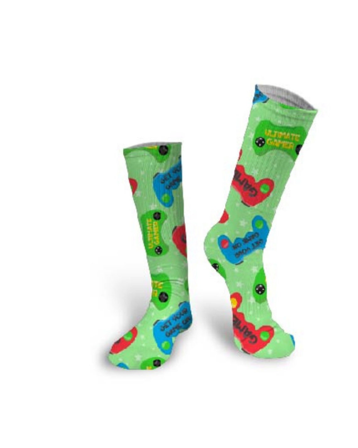 GAMER SOCKS GAMING Socks Kids Gaming Socks Game Controller | Etsy