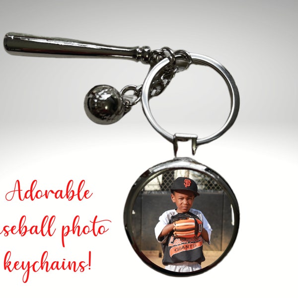 Baseball Keychain - Etsy