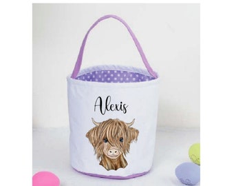 Cow Easter Basket - Etsy