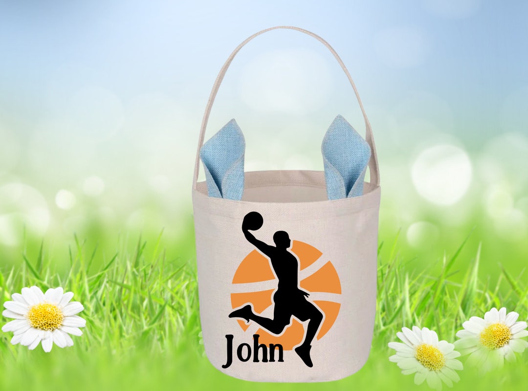 EASTER BASKET for Kids, Personalized Basketball Easter Basket, Easter ...