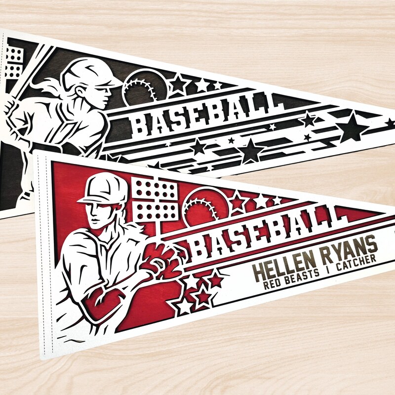 Baseball Pennants - Etsy