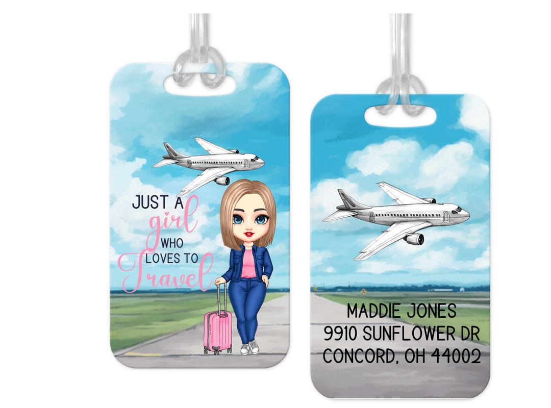 Personalized Luggage Tags, Personalized Vacation Tag, Travel Bag Tag ...