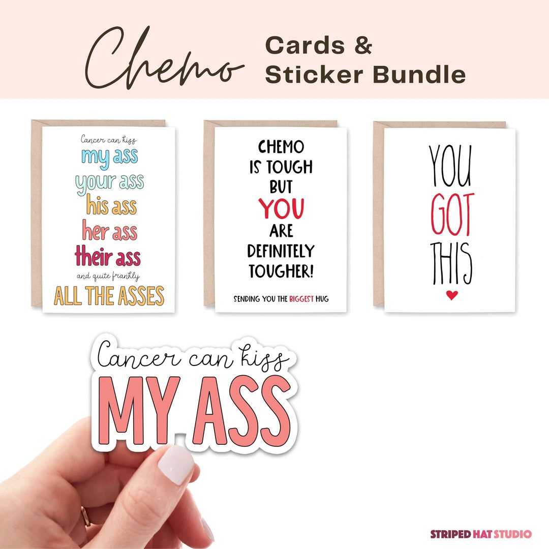 Chemo Card Pack, Cancer Cards, Cards for Chemo, Encouragement, Breast ...