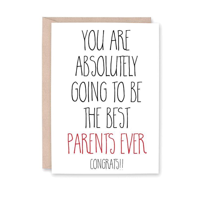 First Baby Congratulations Card, New Baby Congratulations, First Child ...