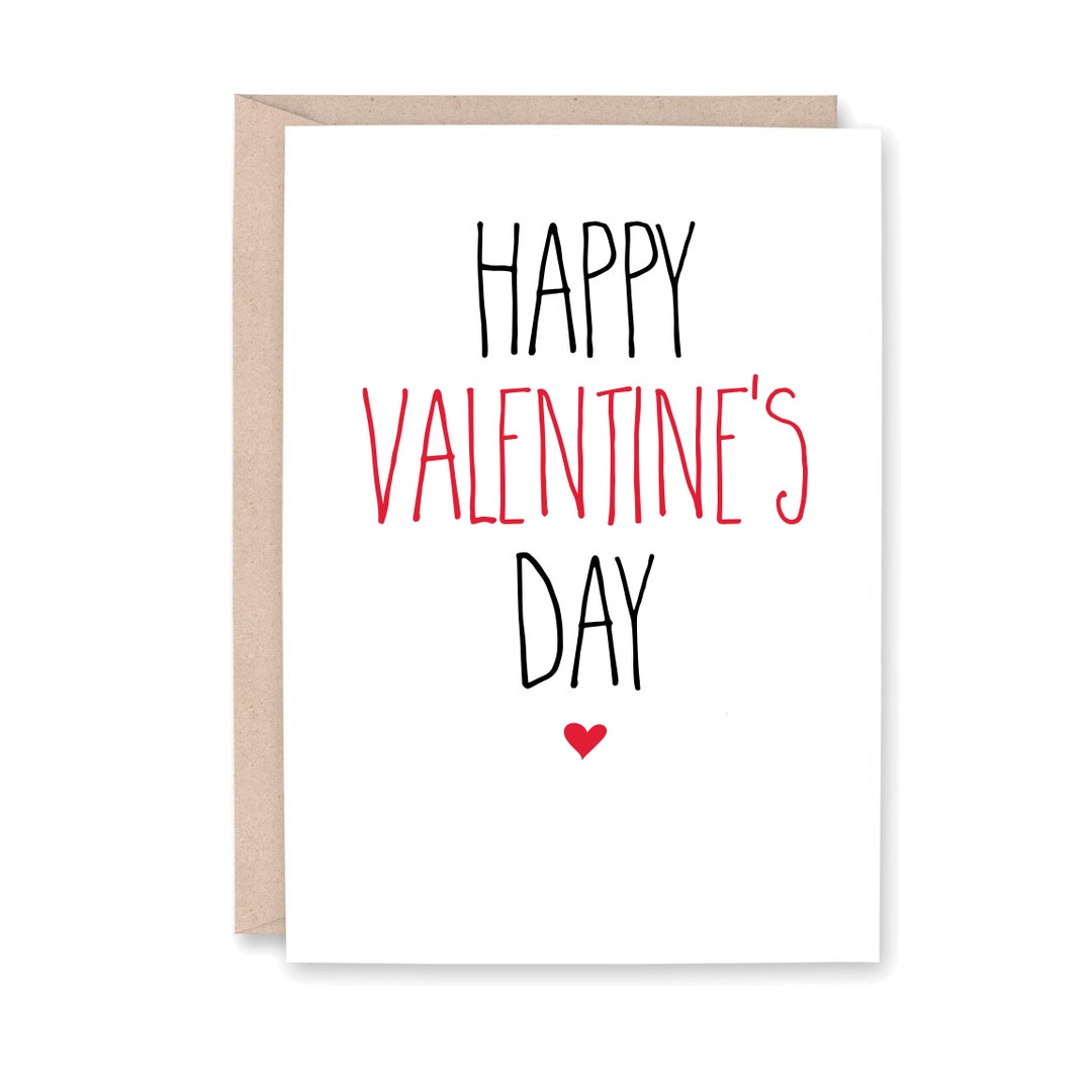 Valentine's Day Card, Valentine Card for Friend, Card for Bestie ...