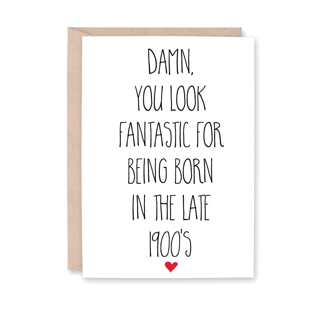 Funny Birthday Card, Millennial Birthday, Funny Card for Mom Dad, BFF ...