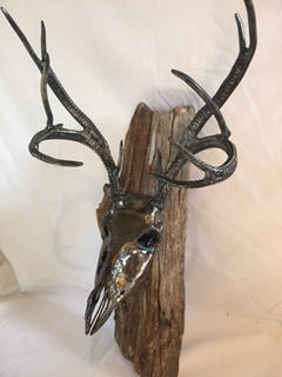 Metal Deer Skull