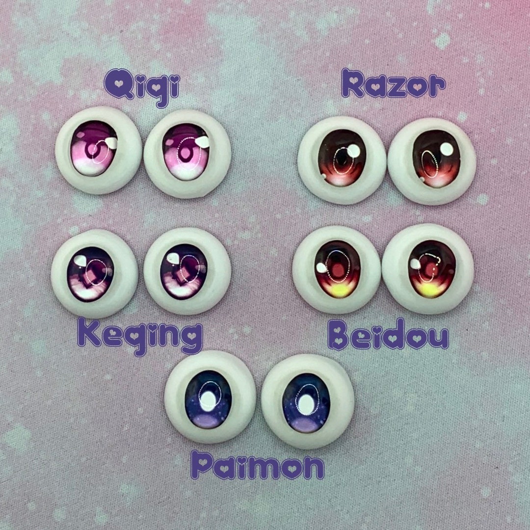 Impact Series 2 Solid Resin BJD Eyes for Dollfie and Other Anime Style ...