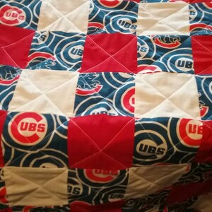 Chicago Cubs Full Size Quilt - Etsy