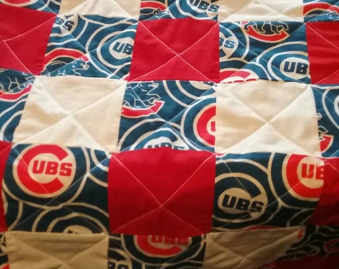 Chicago Cubs Full Size Quilt - Etsy