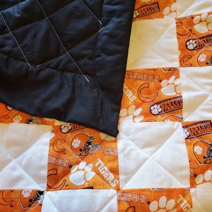 Clemson Tigers Lap/crib Size Quilt - Etsy