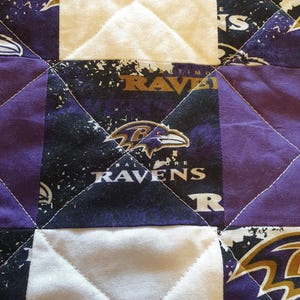 Baltimore Ravens Full Size Quilt - Etsy