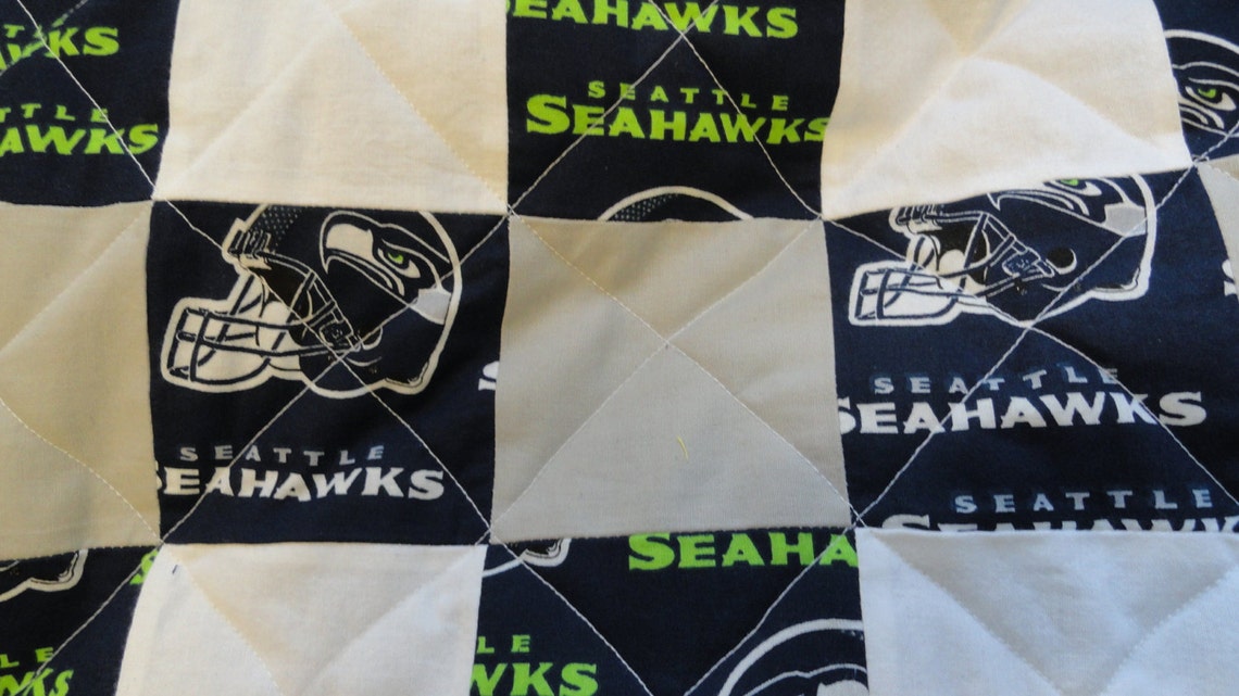 Seattle Seahawks Full Size Quilt - Etsy