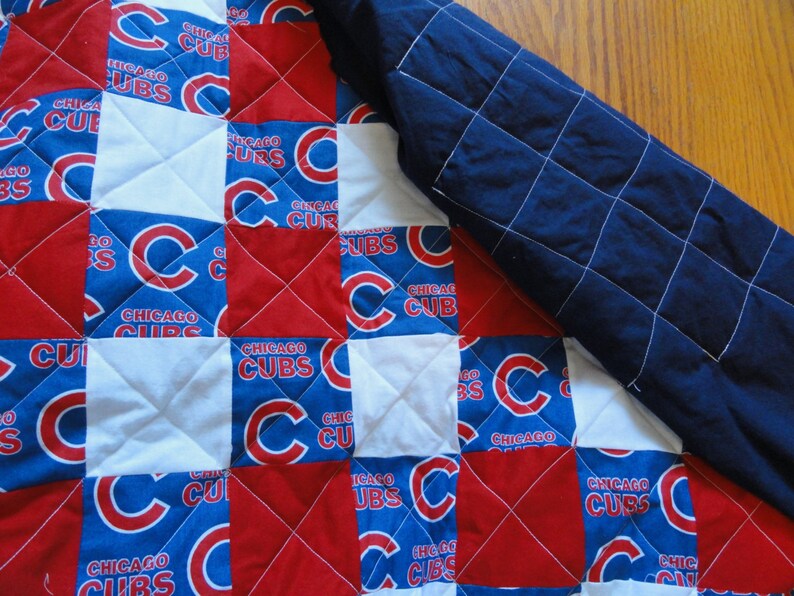 Chicago Cubs Full Size Quilt - Etsy