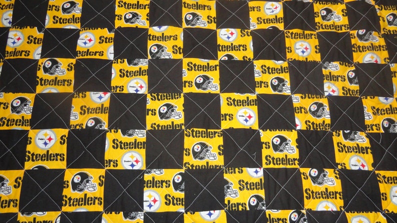 Pittsburgh Steelers Full Size Quilt - Etsy