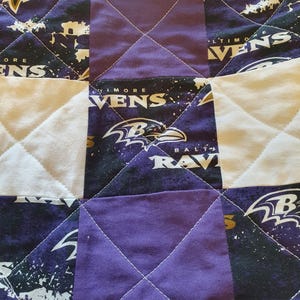 Baltimore Ravens Full Size Quilt - Etsy