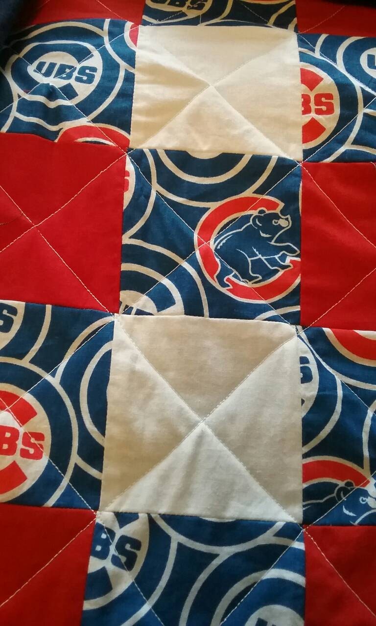 Chicago Cubs Full Size Quilt - Etsy