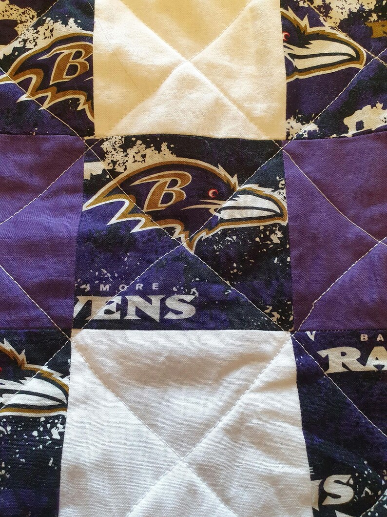Baltimore Ravens Full Size Quilt - Etsy