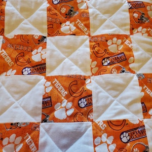 Clemson Tigers Lap/crib Size Quilt - Etsy