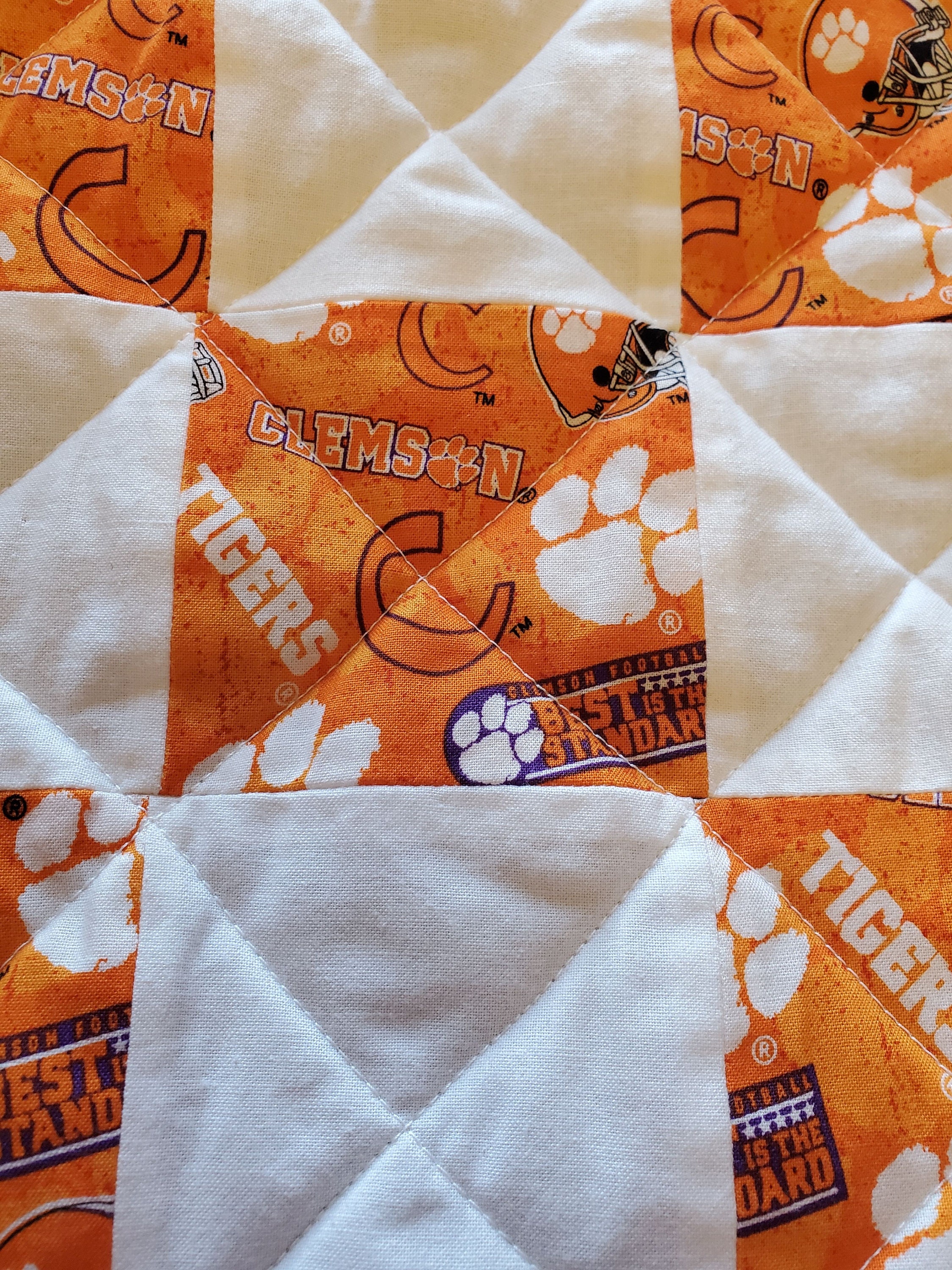 Clemson Tigers Lap/crib Size Quilt - Etsy