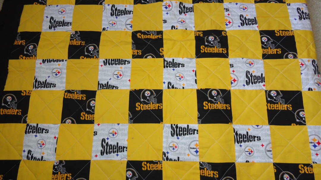 Pittsburgh Steelers Full Size Quilt - Etsy