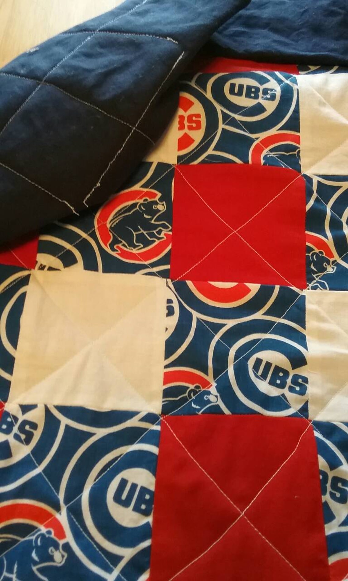 Chicago Cubs Full Size Quilt - Etsy
