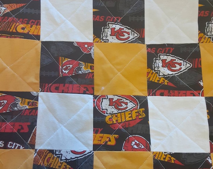 Kansas City Chiefs Full Size Quilt - Etsy