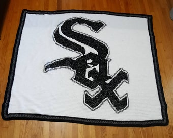 Chicago White Sox Afghan Design 1 Crochet Pattern - Etsy