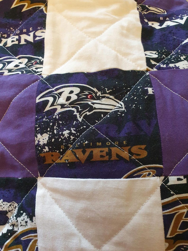 Baltimore Ravens Full Size Quilt - Etsy