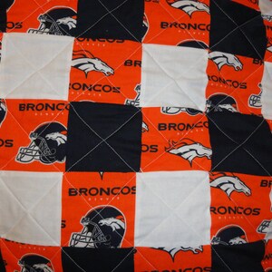 Denver Broncos Full Size Quilt - Etsy
